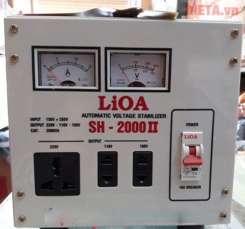 Ổn áp 1 pha Lioa 2KVA SH 2000II - META.vn