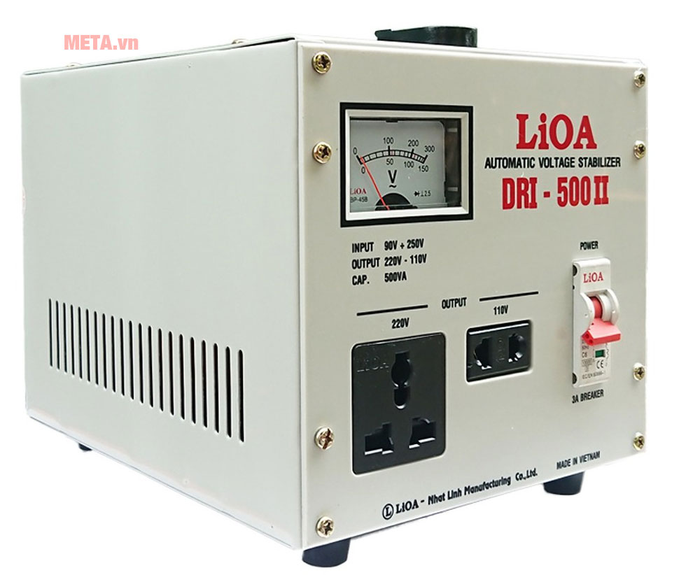 Ổn áp 1 pha Lioa 500VA DRI 500 II - META.vn