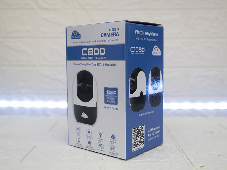Camera IP Wifi Vitacam C800 2Mpx Full HD1080p - META.vn
