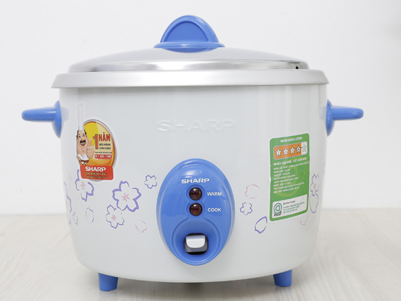 Nồi cơm điện Sharp 1.8 lít KSH-D19V - META.vn