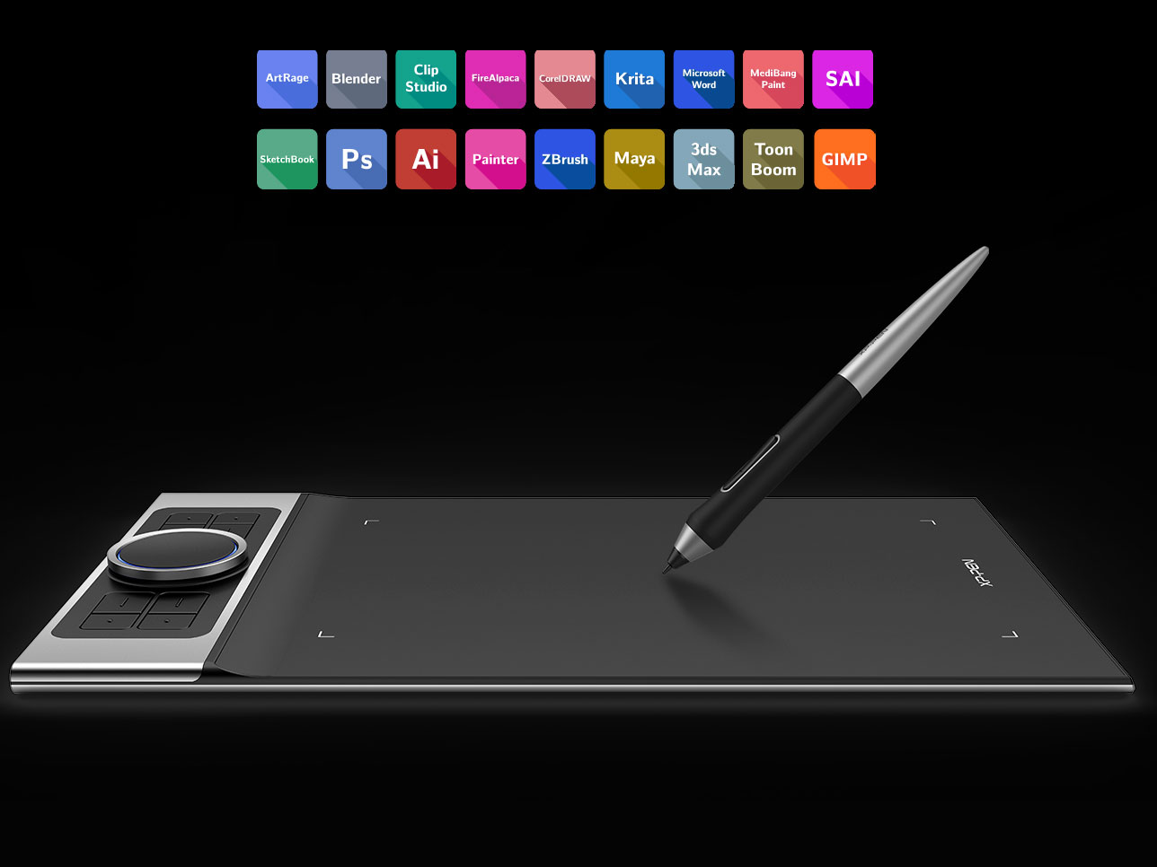 Bảng vẽ điện tử XP-Pen Deco Pro medium wireless (MW) kết nối IOS, android