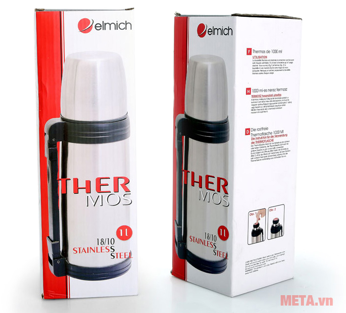 Bình giữ nhiệt Elmich inox 304 1000ml T10 2245209 - META.vn