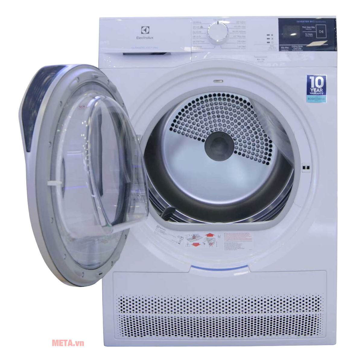 Máy sấy ngưng tụ Electrolux 8Kg EDC804CEWA - META.vn