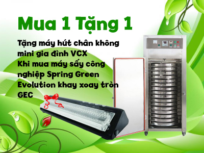 Máy sấy công nghiệp khay xoay tròn loại 10 khay GEC10 - META.vn