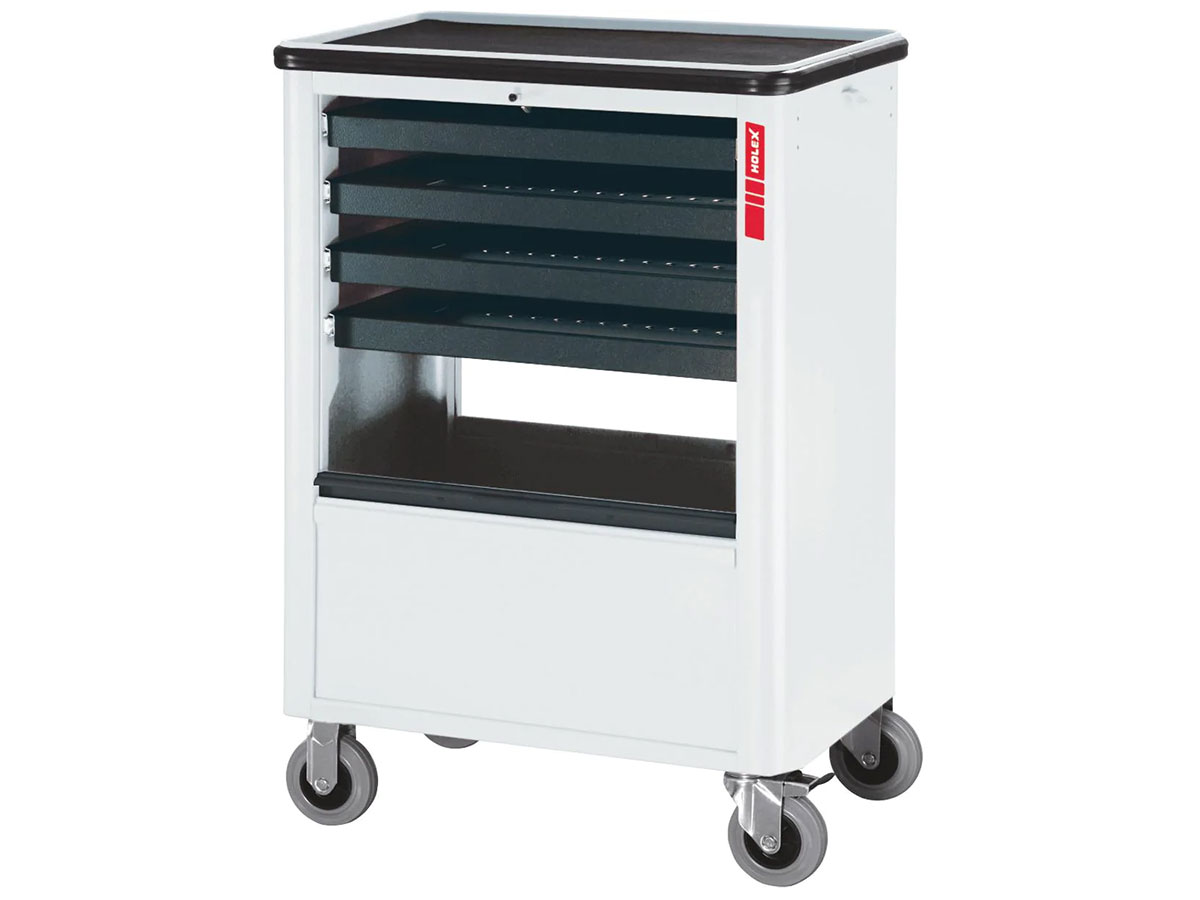 Tủ đựng dụng cụ có bánh xe đẩy Holex 914700 4 ngăn - META.vn