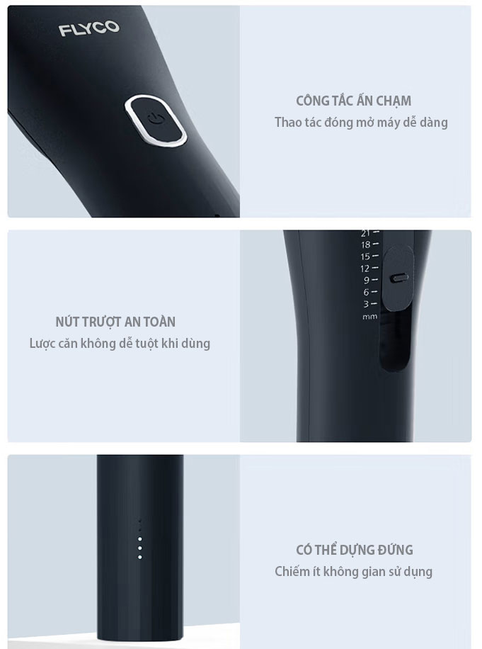 Tông đơ cắt tóc Flyco FC1902VN - META.vn
