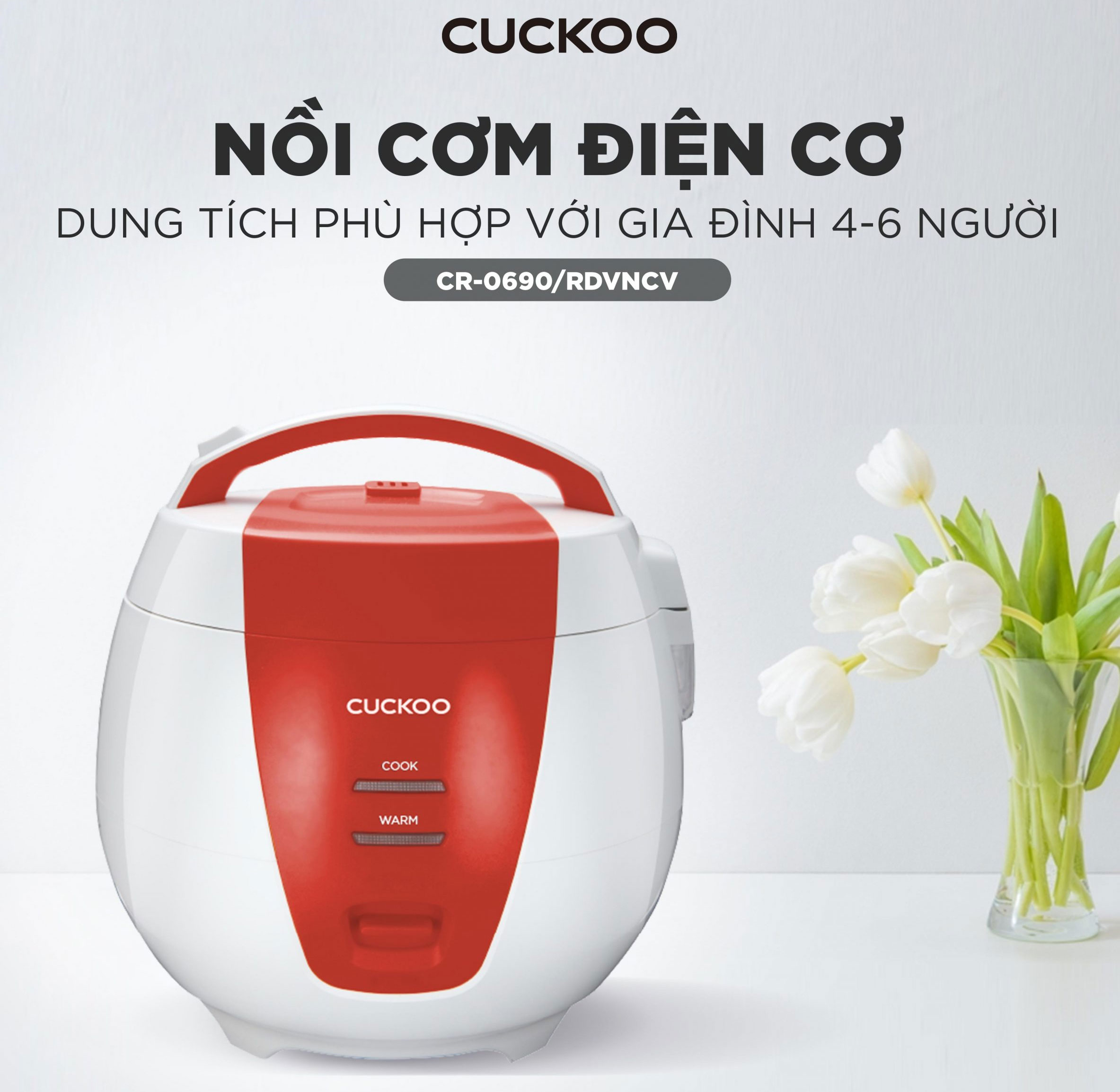 Nồi cơm điện Cuckoo CR-0690/RDVNCV - META.vn