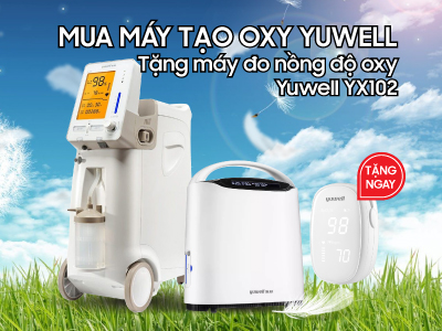Máy tạo oxy y tế Yuwell 8F-5AW - META.vn