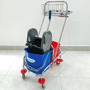 Xe vắt nước lau nhà 1 xô HiClean HC090 - META.vn