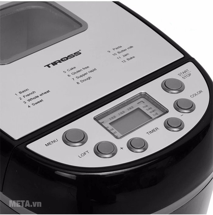 Máy làm bánh mỳ Tiross TS-822 - META.vn