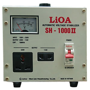 Ổn áp 1 pha Lioa 1KVA DRI 1000II (Dải điện áp đầu vào 90V - 250V) - META.vn