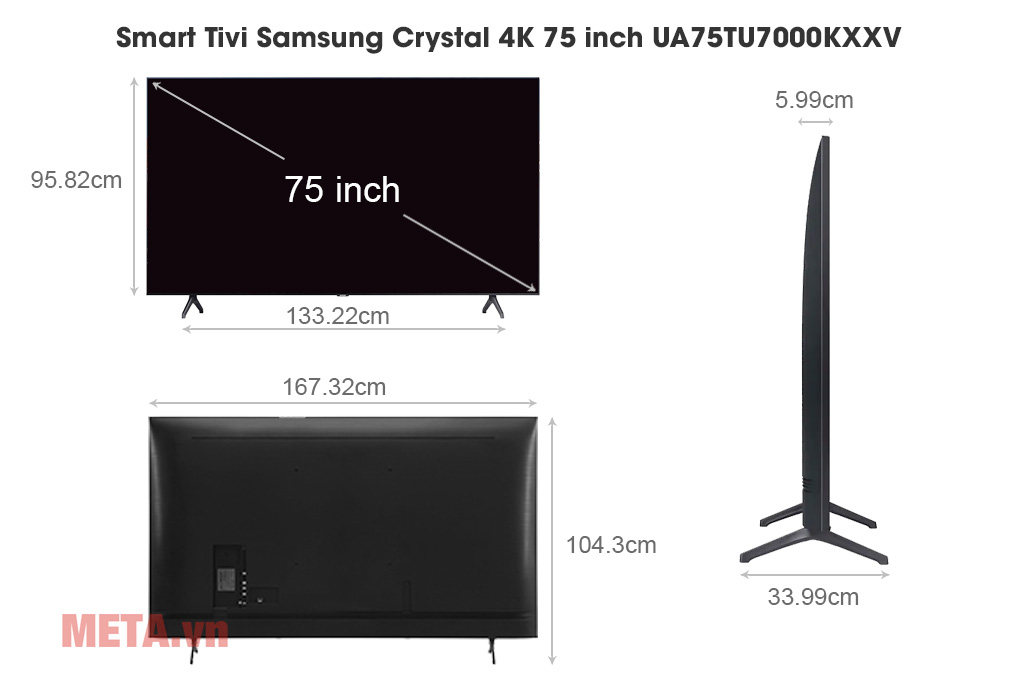Cập Nhật Kích Thước Tivi 75 Inch Của Samsung, LG - Vương Chí Hùng